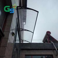 China Customized PC Coated Modern Design Canopy Roof Polycarbonate Rain Awning for Versatile for sale