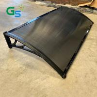 China Plastic Bracket Metal Aluminium Canopies Outdoor Polycarbonate Door Window Canopy Awning For Balcony for sale