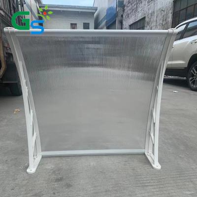 China Outdoor Plastic Polycarbonate Door Window Canopy Awning for sale