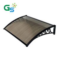 China Outdoor Plastic Polycarbonate Door Window Canopy Awning for sale