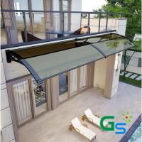 China Door Window Polycarbonate PC Awning Canopy for Sun and Rain Protection for sale