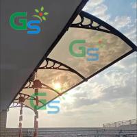 China Hot-Selling Plastic Bracket with PC Board Outdoor Sun Shade Canopy for sale