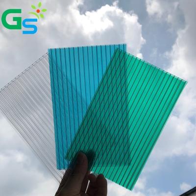 China 8mm Plastic Twin Wall Hollow Sheet Durable and Versatile Roofing Material in Sri Lanka for sale