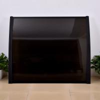 China Plastic Frame 80x120cm Polycarbonate Awning Canopy for Outdoor Window and Door Shelter for sale
