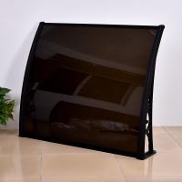 China Plastic Frame 80x120cm Polycarbonate Awning Canopy for Outdoor Window and Door Shelter for sale