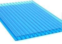 China Villa Polycarbonate Sun Shades Transparent Plastic Hollow Sheet For Balcony Roof Cover for sale