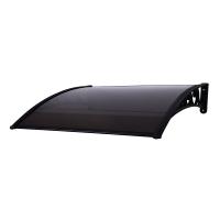 China Modern superior quality 80x300cm outdoor exterior window cover wall mount plastic bracket soild sheet awning for sale