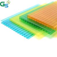 China Malaysia Building 10mm Rainshade Blue PC Roofing Panel Carport with 11800mm Length for sale
