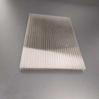 China Factory Price Greenhouse Construction Material 2.1M *5.8M Dual Wall Polycarbonate hollow  Sheet for sale