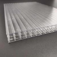 China Factory Price Greenhouse Construction Material 2.1M *5.8M Dual Wall Polycarbonate hollow  Sheet for sale