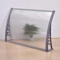 China Multiple Colors Door Awning Sun Canopy DIY Polycarbonate Patio Cover Plastic Front Door Awnings for sale