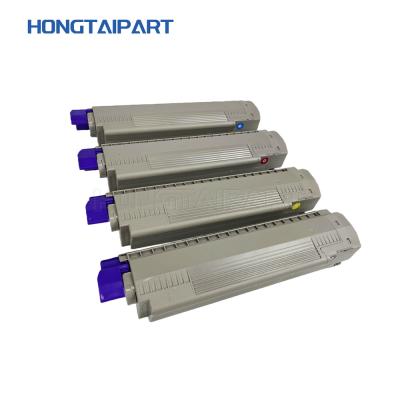 China Compatible CMYK Toner Cartridge 10000 Pages for OKI C831 C841 MC873 Series for sale
