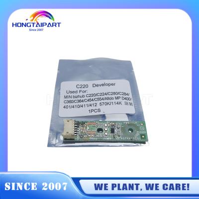 China Konica Minolta Developer Chip for Bizhub C220 C224 C280 C284 C360 C364 C454 C554 Aficio MP D400 D401 D410 D411 D412 570K 114K Printers for sale