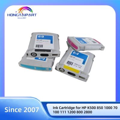 China Compatible HP 11 Ink Cartridge C4836 C4837 C4838 C4844 for HP K500 850 1000 70 100 111 1200 800 2800 for sale