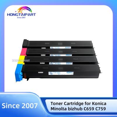 China Compatible Toner Cartridge TN713 Set 4 Colors for Konica Minolta bizhub C659 C759 for sale