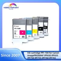 China Canon PFI-104 Ink Cartridge CMYK Compatible for ImagePROGRAF iPF650 iPF655 iPF750 iPF755 iPF760 iPF765 for sale