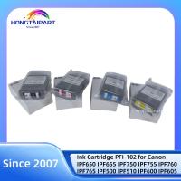 China Canon PFI-102 Ink Cartridge for IPF Series Large Format Printers - MBK C M Y Colors - Original OEM for sale