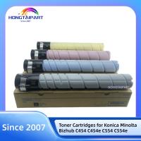 China TN512 Toner Cartridge for Konica Minolta Bizhub C454 C454e C554 C554e 540g Black 510g Color for sale
