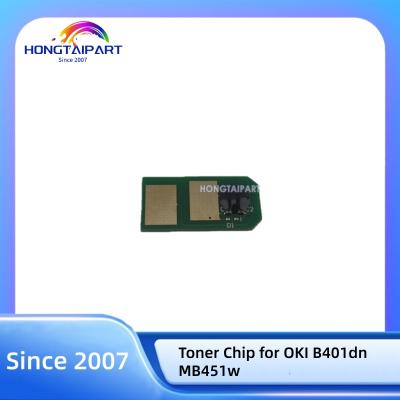 China Toner Chip 449924021 44992404 Compatible for OKI B401dn MB451w Printer Spare Parts for sale