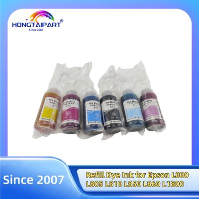 China Refill Dye Ink for Epson L800 L805 L810 L850 L860 L1800 Printer 70ml 6-Color Set for sale