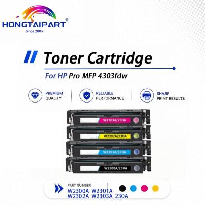 China Color Toner Cartridge W2300A- W2303A Compatible with HP MFP 4303fdw Printer for sale