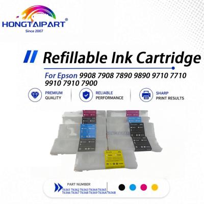 China Epson T636 Series Refillable Ink Cartridges Fit Stylus Pro 7900 7890 7908 9908 for sale