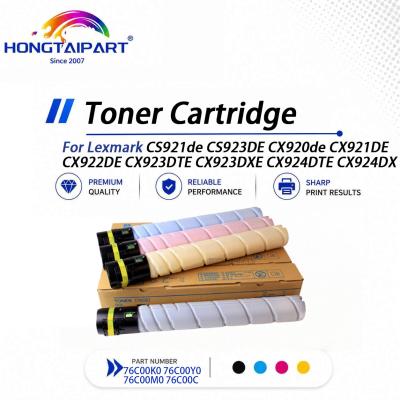 China Compatible 76C00 Series Toner for Lexmark CS923 CX924 Laser Printer for sale