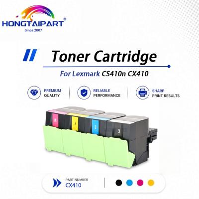 China Clear Image Low Defect Lexmark CX410 Toner Cartridge For CS410n CX410 Office Multifunction Printer for sale