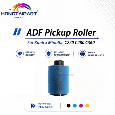 China Wear-resistant Konica Minolta C220 C280 C360 ADF Pickup Roller Smooth Feeding Part No.9J07340901 for sale