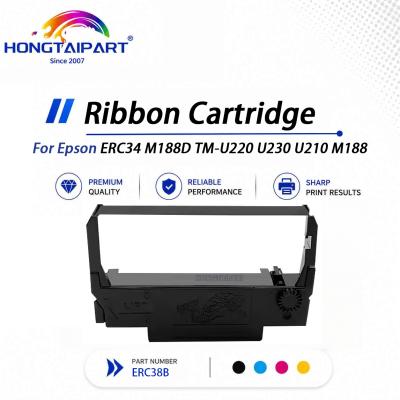 China Clear Printing Long Service Life Epson ERC38B Ribbon Cartridge For ERC34 M188D TM-U220 U230 U210 M188 Printer for sale