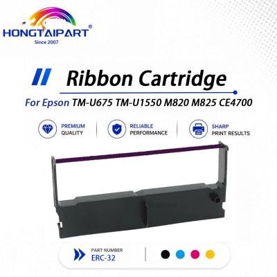 China Smudge-proof ERC-32 Ribbon Cartridge Crisp Imprint Compatible For Epson TM-U675 TM-U1550 M820 M825 CE4700 for sale