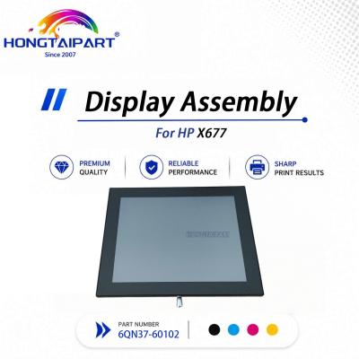 China Original Used Touch‑Sensitive Control Panel Display Assembly 6QN37‑60102 For HP X677 Printer Repair for sale