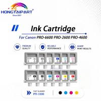 China High Capacity Pigment Ink Cartridge PFI‑3300 Fit For Canon PRO‑6600 PRO‑2600 PRO‑4600 Wide Format Plotter for sale
