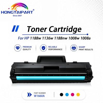 China Clear Text High Compatibility HP W1660A Toner Cartridge For 1188w 1136w 1188nw 1008w 1008a Printer for sale