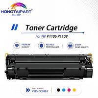 China Yield‑boosted PLUS Version CHG‑CC388A Black Toner Cartridge Density‑stable Anti‑fading Compatible For P1106 P1108 for sale