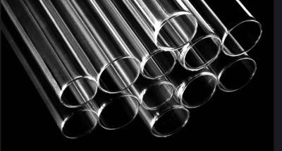China Borosilicate Glass Rods Type 1 Coe 5.0 1.2mm Thick High Heat Resistance Long for sale