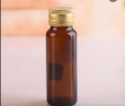 China 500ml Amber Glass Oral Liquid Bottle Round Borosilicate Pharmaceutical Grade for sale