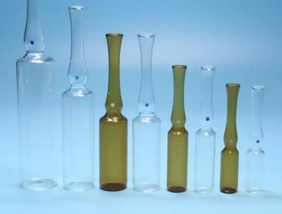 China 40ml Borosilicate 5.0 Single Dose Glass Ampule Easy Open End for sale