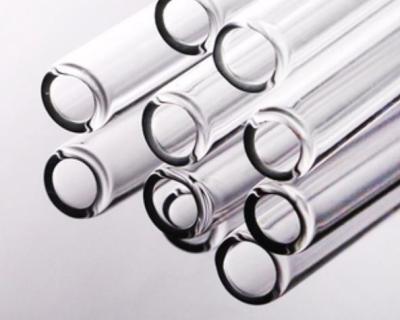 China OEM Amber Glass Tube Screen Printing Easy Open End for sale
