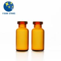 China Amber Glass Tubular Injection Vials 2ml to 30ml ISO USP Pharmaceutical Grade for sale