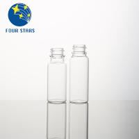 China Clear Amber Pharmaceutical 30ml Glass Vials Small Screw Neck Vials With Plastic Cap for sale