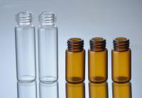China Clear Amber Pharmaceutical 30ml Glass Vials Small Screw Neck Vials With Plastic Cap for sale