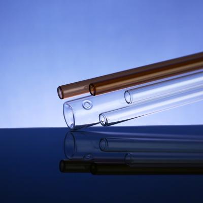 China Alkali Resistance Amber Glass Tube 5ml Screen Printing Surface for sale