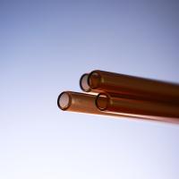 China Medical Colored Borosilicate Glass Tube 1250-1800mm Length Large Diameter for sale