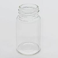 China Borosilicate 5.0 Glass Clear 15ml Screw Cap Vials height 50mm for sale