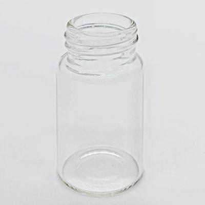 China Borosilicate 5.0 Glass Clear 15ml Screw Cap Vials height 50mm for sale