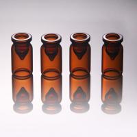 China Smooth Tiny Glass Vials 3ml Amber Glass Medicine Bottles for sale