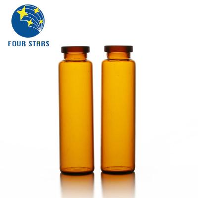 China Heat Resistant Oral Liquid Bottle amber 15ml Glass Vials for sale