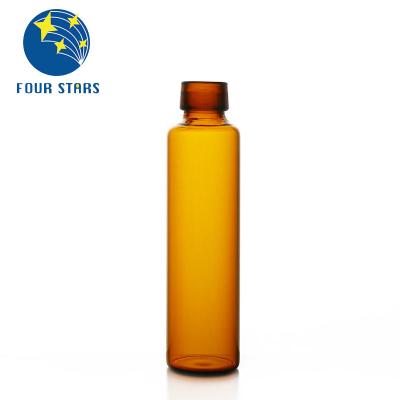 China OEM 25ml Amber Clear Glass Oral Liquid Bottles with Screw Caps for Essential Oil for sale