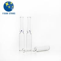 China Borosilicate Glass Ampoule 1ml 2ml 5ml 10ml 20ml Easy Open Smooth Surface for sale